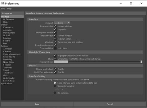 Maya Ui Scaling For Hi Resolution Monitors Autodesk Community