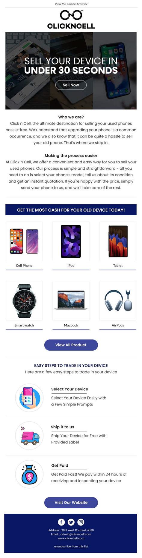 entry 5 by hemabajaj891 for email template with clickable html