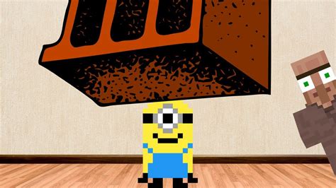Minion Hard Head Training But Its Minecraft Minions Rise Of Gru Movie