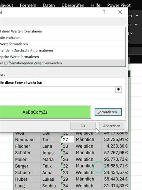 zeile farblich hervorheben 🚀 excel exceltips exceltricks