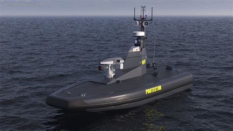 3d Protector Unmanned Surface Vehicle Usv Model Turbosquid 2229924