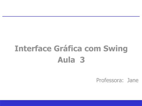 AULA PROGRAMAÇÃO ORIENTADA A OBJETOS Programação Orientada A Objetos