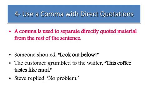 PPT Comma PowerPoint Presentation Free Download ID