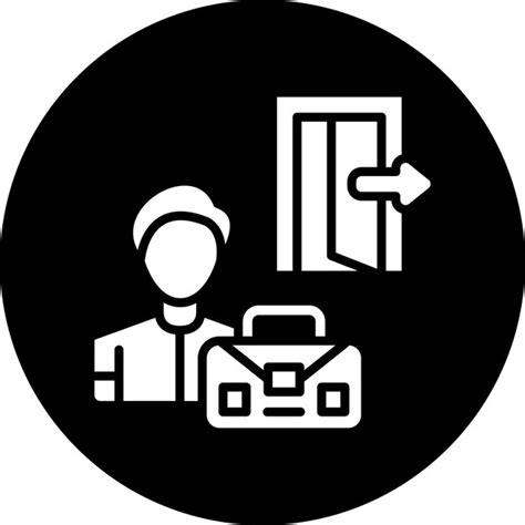 Premium Vector Exit Interview Icon Style
