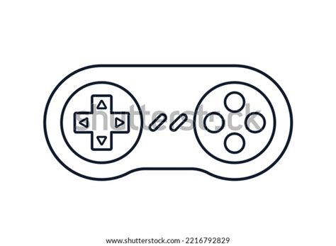 Retro Classic Game Controller Icon Vintage Stock Vector Royalty Free 2216792829 Shutterstock
