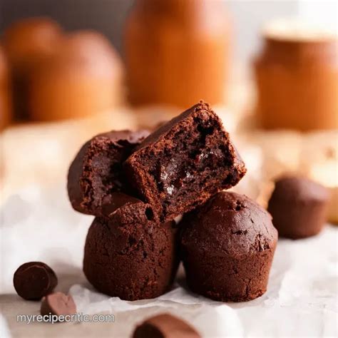 Nobake Chocolate Fudge Brownie Bites 5ingredient My Recipe Critic