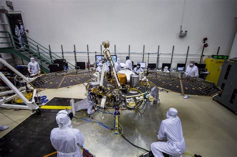 Pre Launch Testing Of Insights Solar Arrays Nasa Jet Propulsion