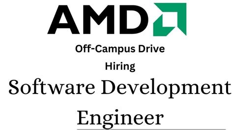 Amd Off Campus Drive 2025 Hiring Software Development Engineer