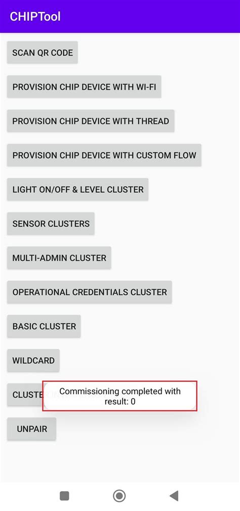 File CHIPTool Connected Stm Mcu