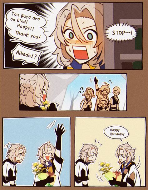 Klee Kaeya Albedo And Sucrose Genshin Impact Drawn By Enpitsu01 Danbooru