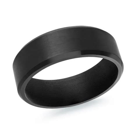 Bowery Black Tantalum Ring 7mm Dimendscaasi