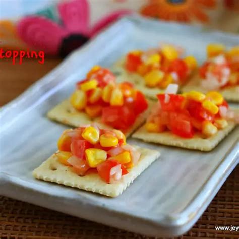 Biscuit Canapes Jeyashris Kitchen