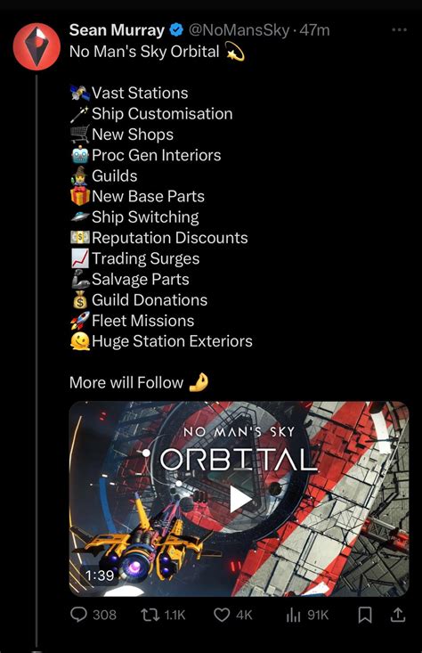 Orbital Update Is Out Now Ship Customization R Nms