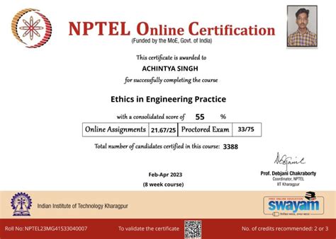 Achintya Singh On Linkedin Engineering Nptel Iitkharagpur