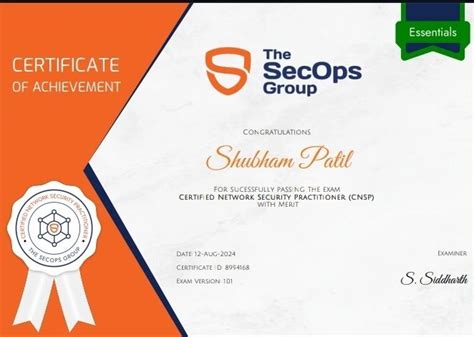 Shubham Patil On Linkedin Secops Cnsp Cybersecurity