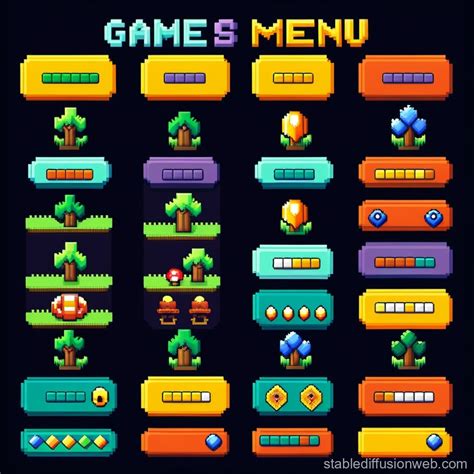Game Menu Text Button But Clear Textures In Medieval Style Ux Ui
