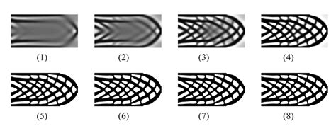 Evolution Of The Design Obtained By Using The P Norm Constraint Download Scientific Diagram