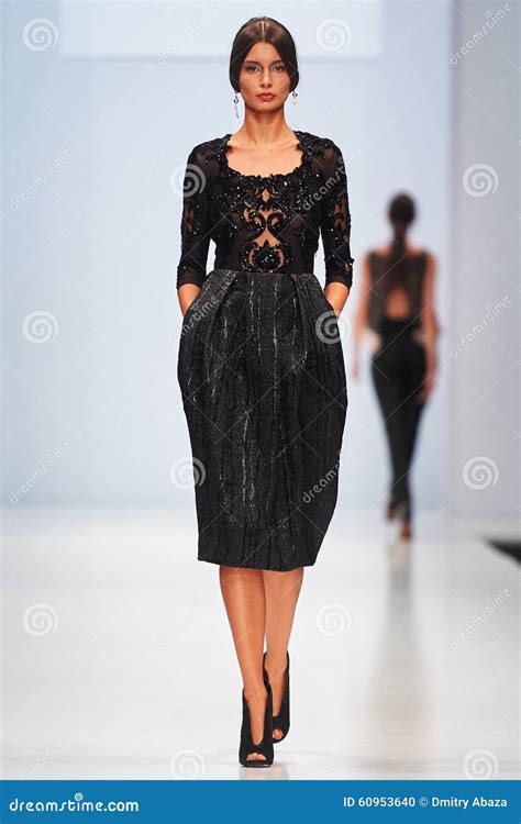 A Model Walks On The Alina Assi Catwalk Editorial Image Image Of Catwalk Model 60953640