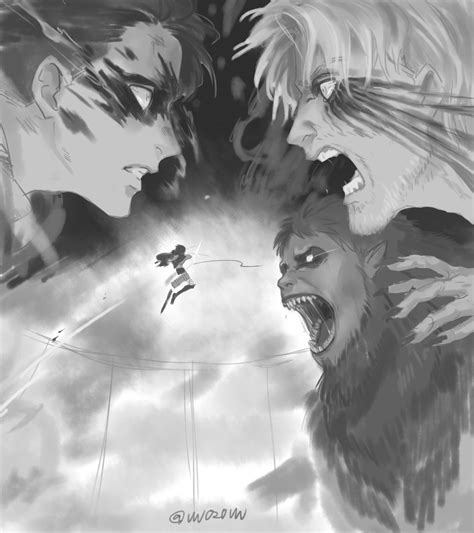 Levi Vs Beast Titan Wallpapers Wallpaper Cave