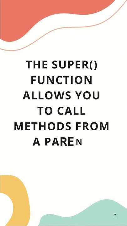What Is Pythons Super Function Quick Python Tip Shorts Youtube