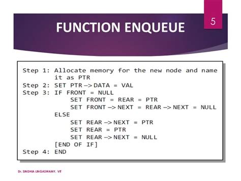 linked list implementation of queue pdf programming languages