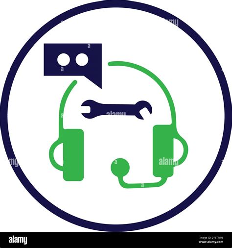 Gear Technical Support Man Settings Technical Support Icon Stock