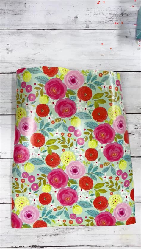 Easy Mod Podge Idea Dollar Tree Wrapping Paper And Dt Ribbon