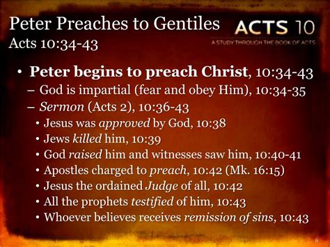Ppt The Gospel Goes To Gentiles Powerpoint Presentation Free