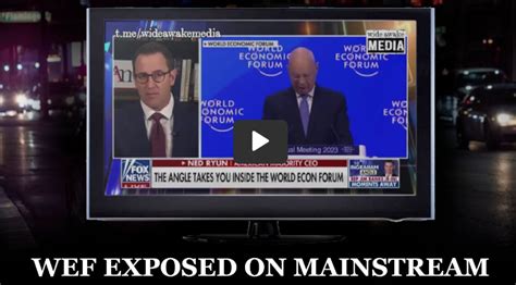 WEF Exposed On Mainstream Easton Spectator
