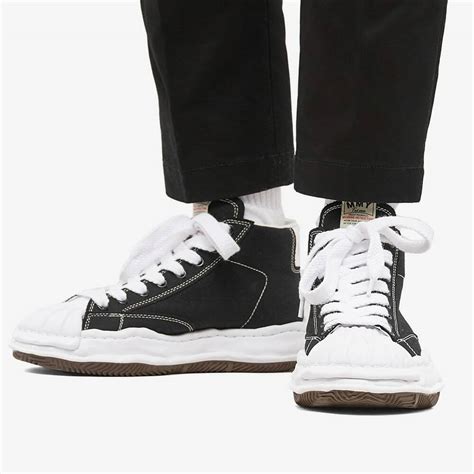 Maison Mihara Yasuhiro Mens Blakey Original Hi Top Sneakers In Black