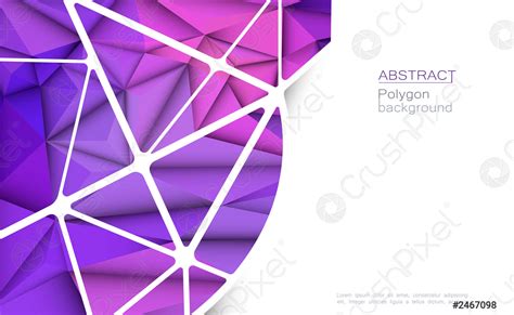 Vector 3d Geometric Polygon Line Triangle Pattern Shape For Wallpaper Stock Vector Crushpixel