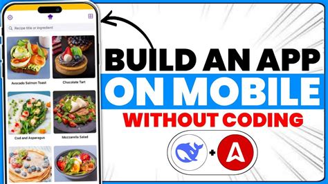 Build A Recipe App Without Coding Using Deepseek Ai On Mobile Youtube