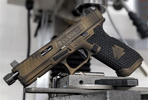 Custom Glock 17 Stippling Slide And Cerakote Artofit