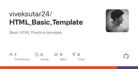 github viveksutar24 html basic template basic html practice template