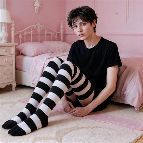 Thigh Highs Socks Femboy Etsy