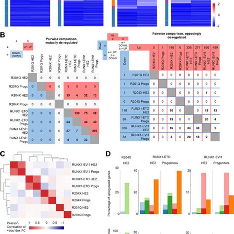 Mutant Forms Of RUNX1 Cause Unique And Shared Gene Expression Changes Download Scientific