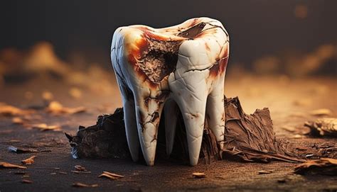 Decayed Molar Premium Ai Generated Image