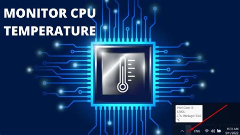 Monitor CPU Temperature On Windows Show CPU Temperature In Taskbar YouTube