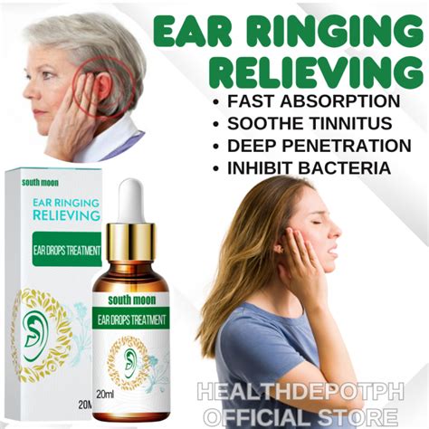 South Moon Ear Ringing Relieving Ear Drops Treatment Tinnitus Deafness