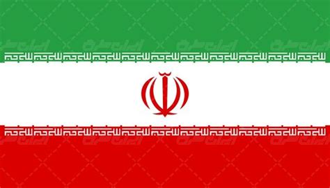 وکتور برداری پرچم ایران همراه با پرچم جمهوری اسلامی ایران ایران طرح