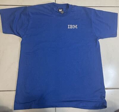Ibm Technology Blue Screen Stars Single Stitched Made In Usa Shirt Xl