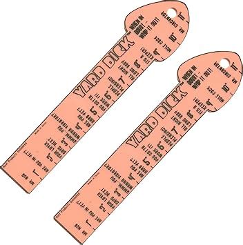 Penis Ruler In Penis Shape Set Of 2 Amazon De Health And Personal Care