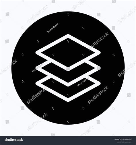 Layers Icon Layer Vector Icon Stock Vector Royalty Free 2478435539