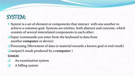 Computer Based Information System Ppt
