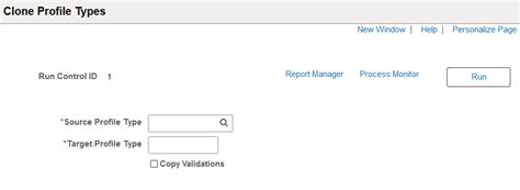 Setting Up Profile Types