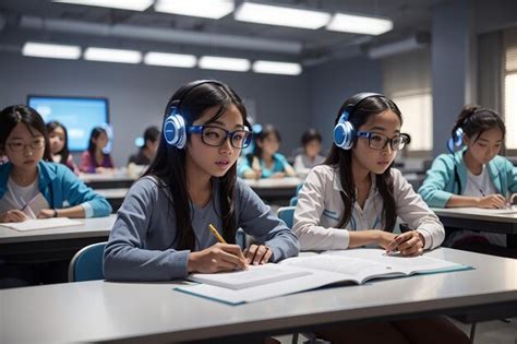 Premium Ai Image The Future Of Homework Virtual Assignments In