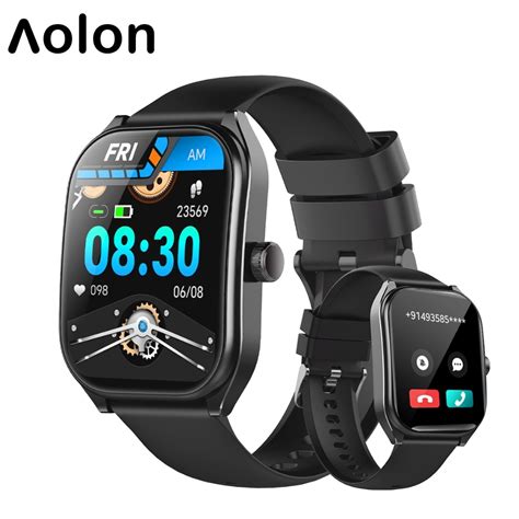 AOLON Curve Smart Watch IP Waterproof Inch Curved IPS Screen Bluetooth Call Running Pace