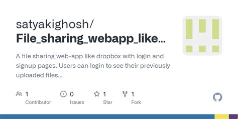 Github Satyakighoshfilesharingwebapplikedropbox A File Sharing Web App Like Dropbox With