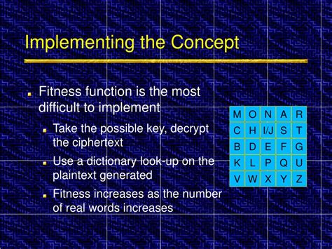 ppt cryptanalysis of the playfair cipher using an evolutionary