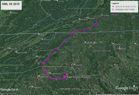 Tracking Bald Eagle Sml52 20152016 Wildlife Center Of Virginia